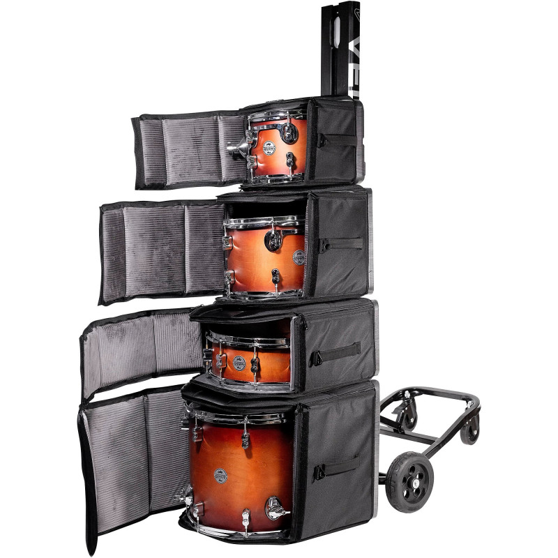 GRUV GEAR VELOCFS-9PC-BLK HOUSSES SET FULL SYSTEME VELOC 9PCS