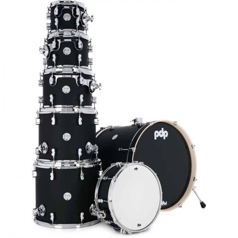PDP CONCEPT MAPLE 22"/7PCS SATIN BLACK