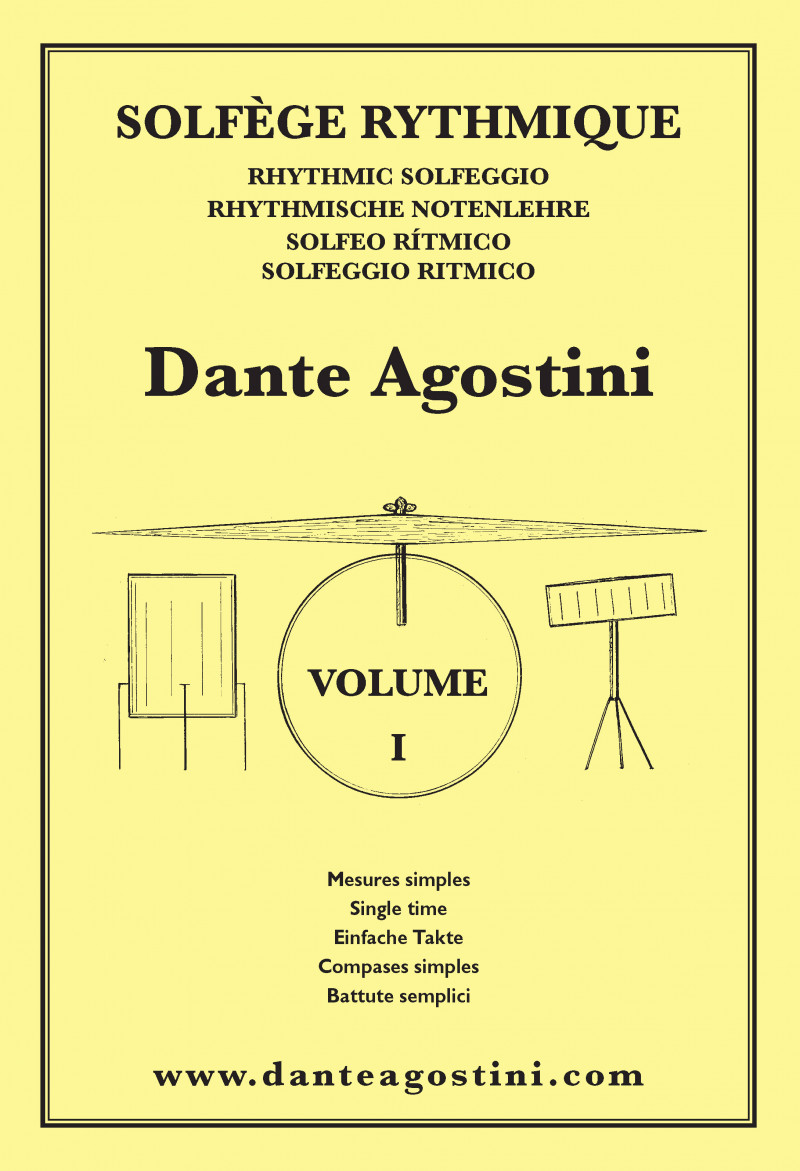 DANTE AGOSTINI SOLFEGE RYTHMIQUE VOL.1